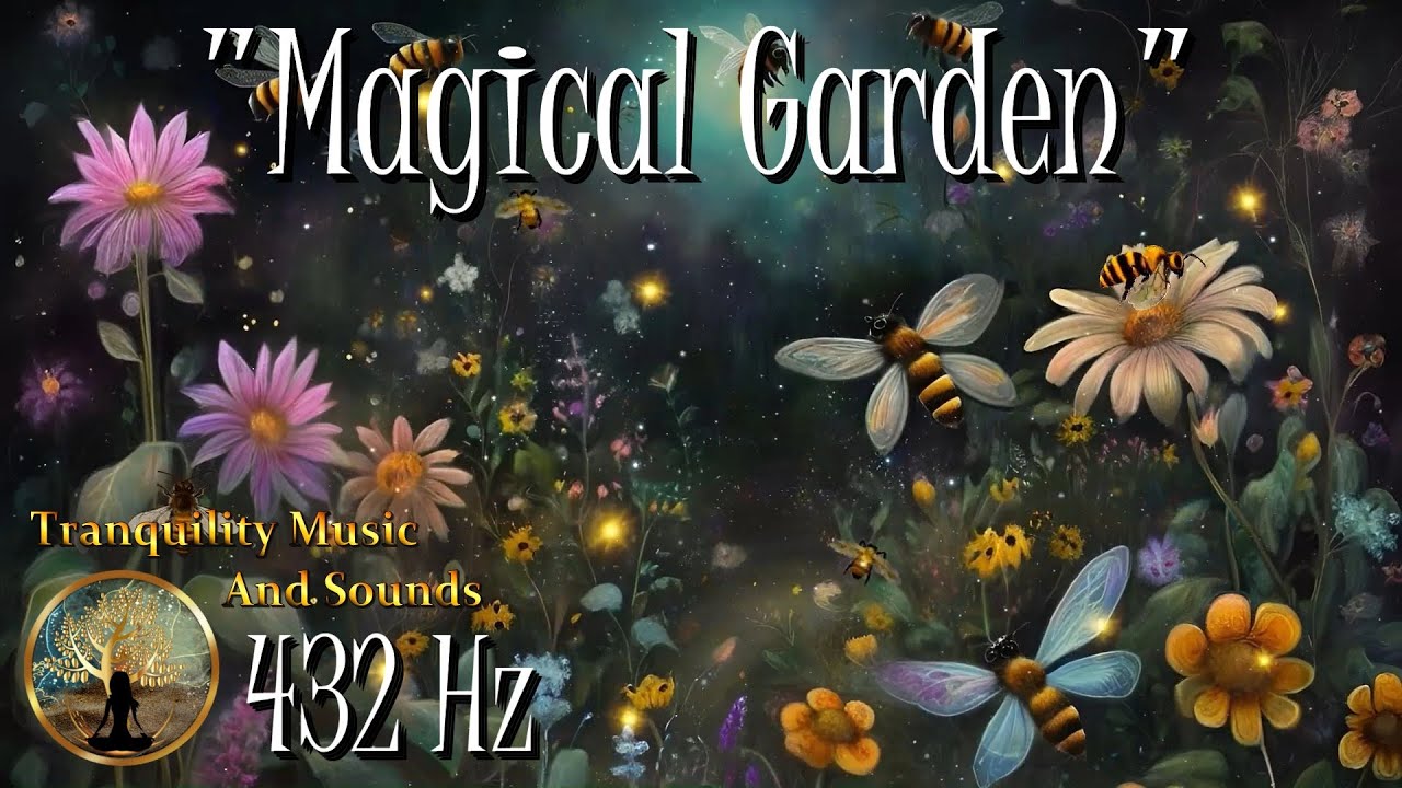 Glowing Flowers | Sparkling Firefly's. Ambient Music & Nature Sounds ...