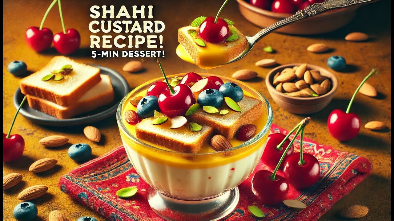 Delicious Custard Recipe with Dry Fruits | Easy Dessert Recipe - YouTube