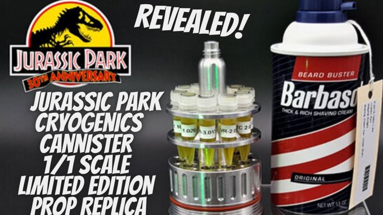 Get Ready To Shell Out! The Jurassic Park Cryogenics Cannister Prop ...
