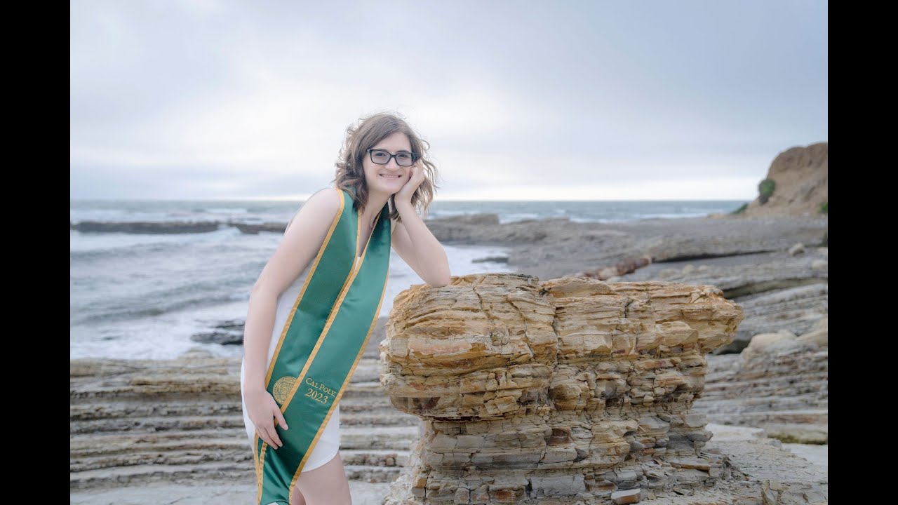 Chloe's Graduation Photographs, Cal Poly, San Luis Obispo, CA - YouTube