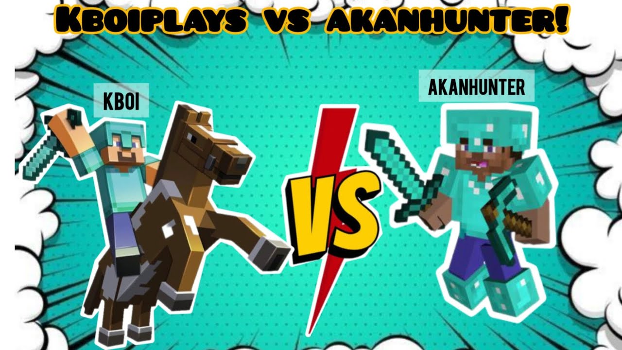 PvP Between Me&Akanhunter ⚔️|KBoi Plays - YouTube