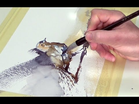 #11 Sparrow (Watercolor Animal Tutorial) - YouTube