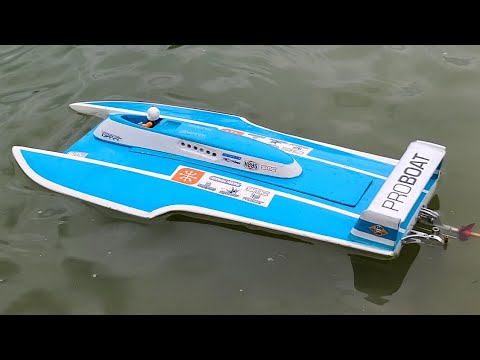 1:20 Atlas Van Hydroplane - Wood Rc Boat - YouTube