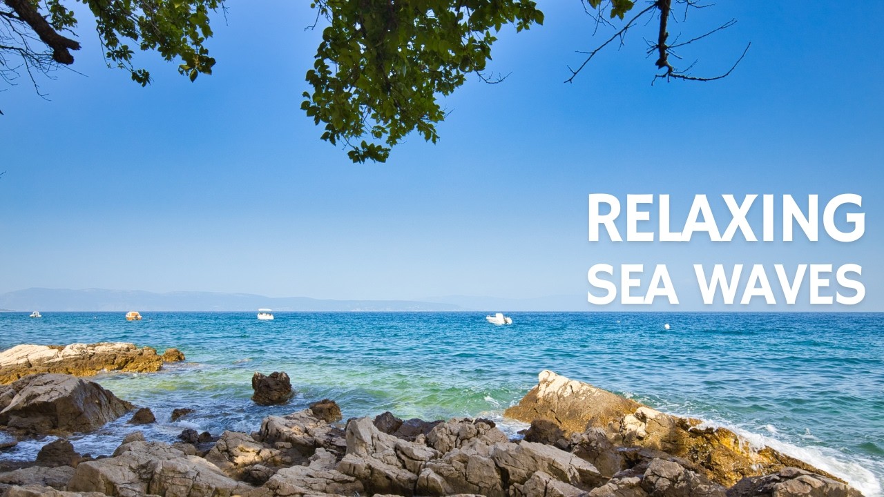 Relaxing Sea Waves Sounds - White Noise for Sleep, Focus and Stress ...