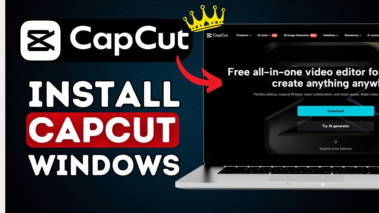 How to Download and Install CapCut in Laptop/PC - Full Guide - YouTube