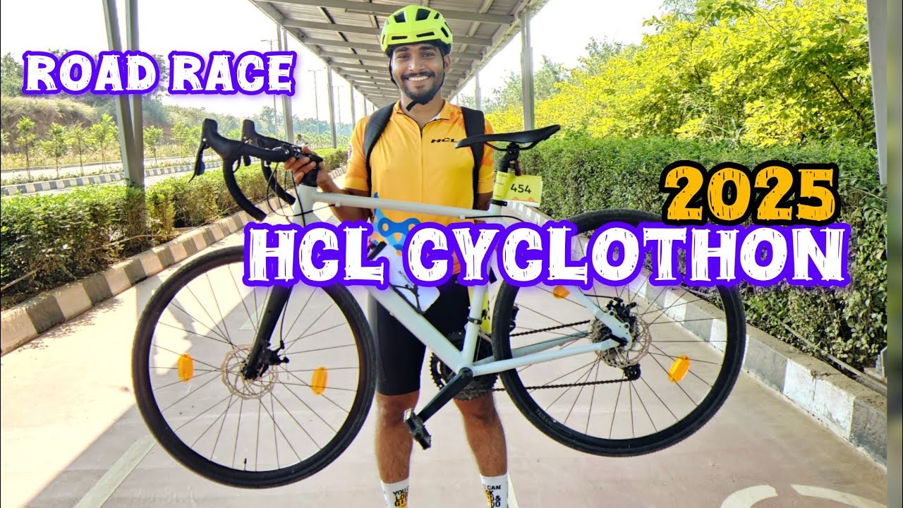 My first Road cycling Race| HCL Hyderabad | Cyclothon 2025| Experience ...