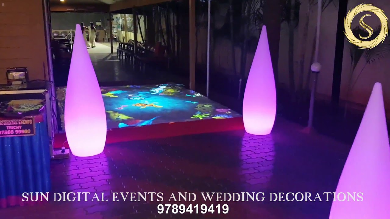 TRICHY SUN DIGITAL EVENTS REMO ARCH & INTERACTIVE 3D FLOOR - YouTube