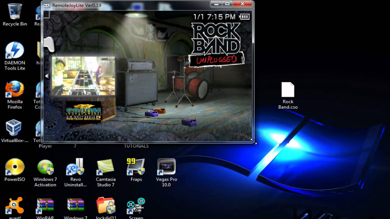 Rock Band unplugged para psp completo - YouTube