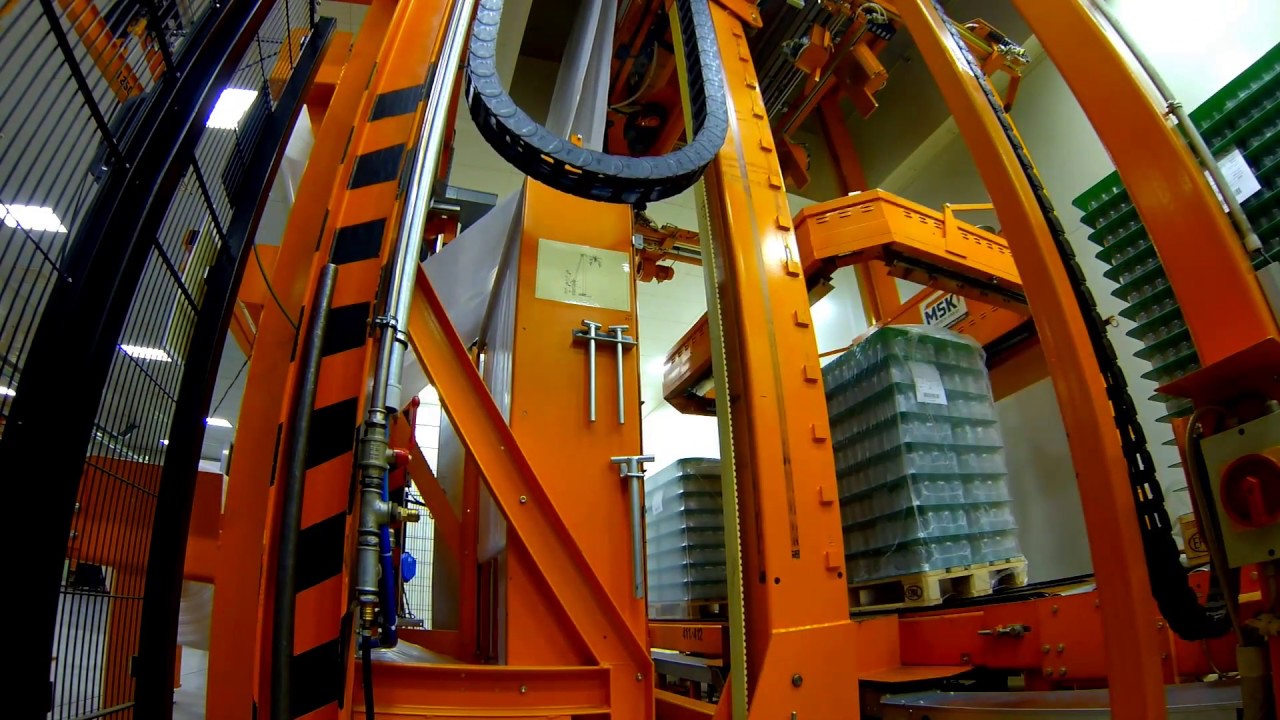 MSK Multitech: Pallet packaging system, glass industry – medical glass ...