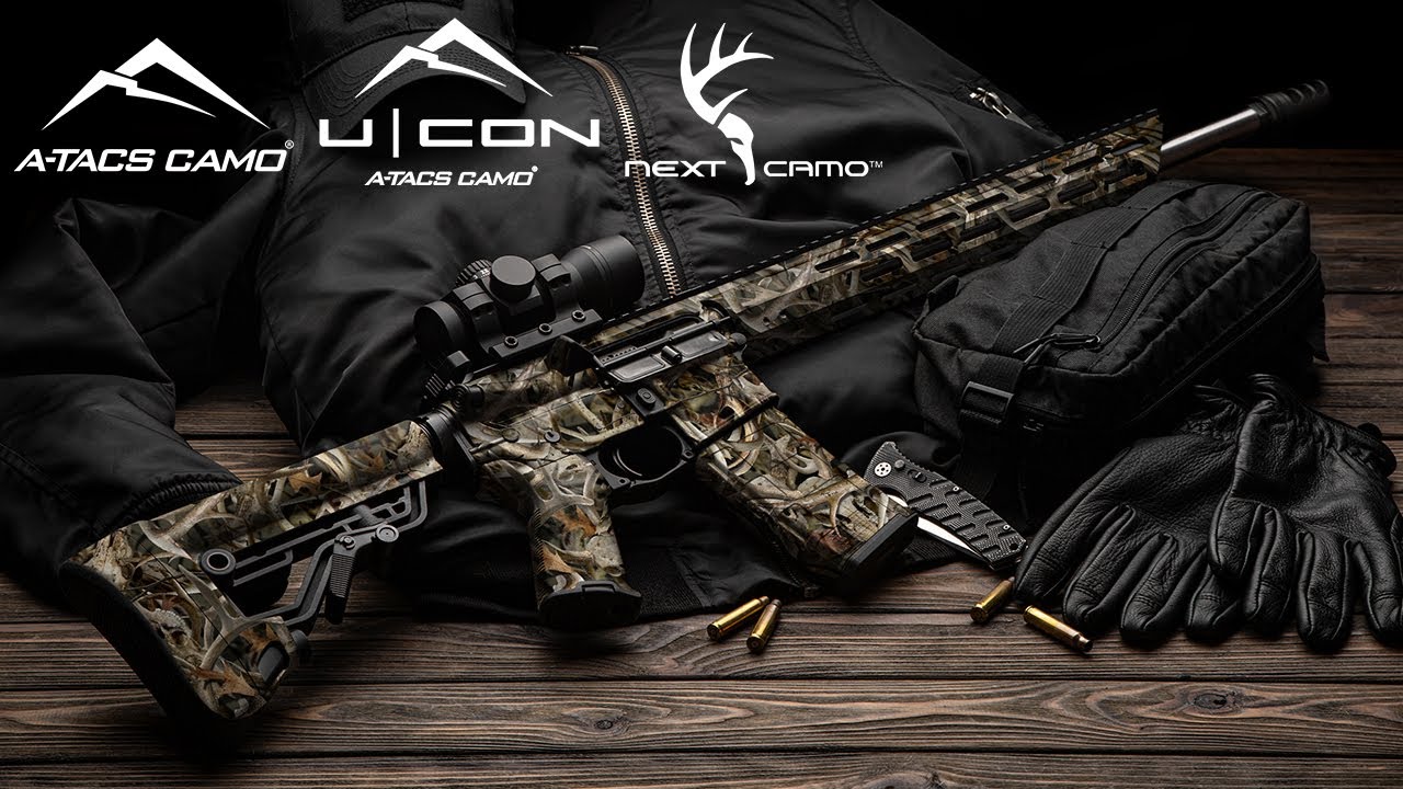 AR-15 A-TACS - Next - U|CON Camo Gun Skin Vinyl Wraps | GunWraps - YouTube