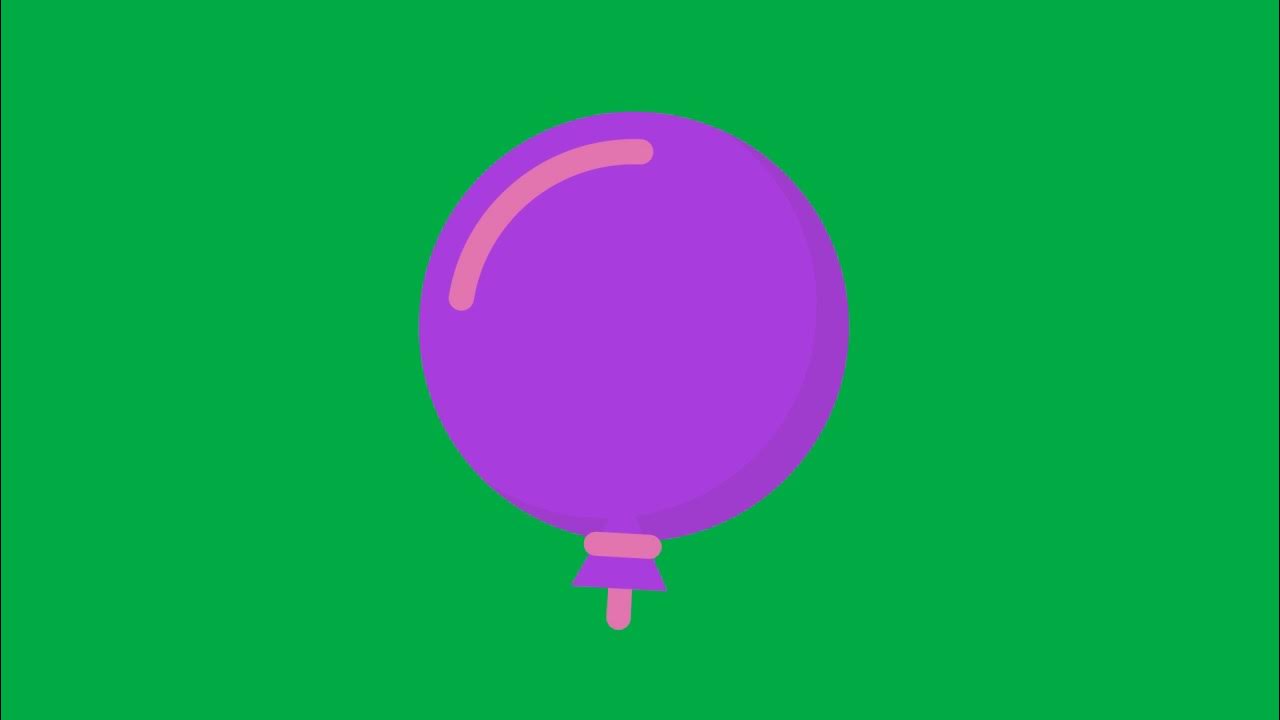 Balloon Green Screen - YouTube