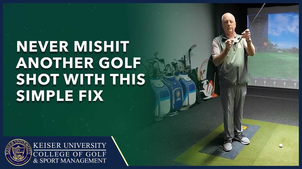 Never Mishit Another Golf Shot With This Simple Fix - YouTube
