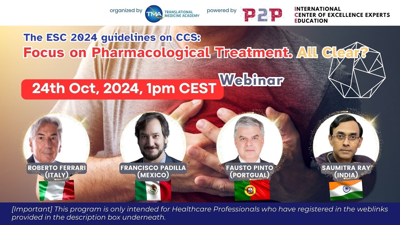 ESC 2024 guideline on CCS: focus on pharmacological treatment. All ...