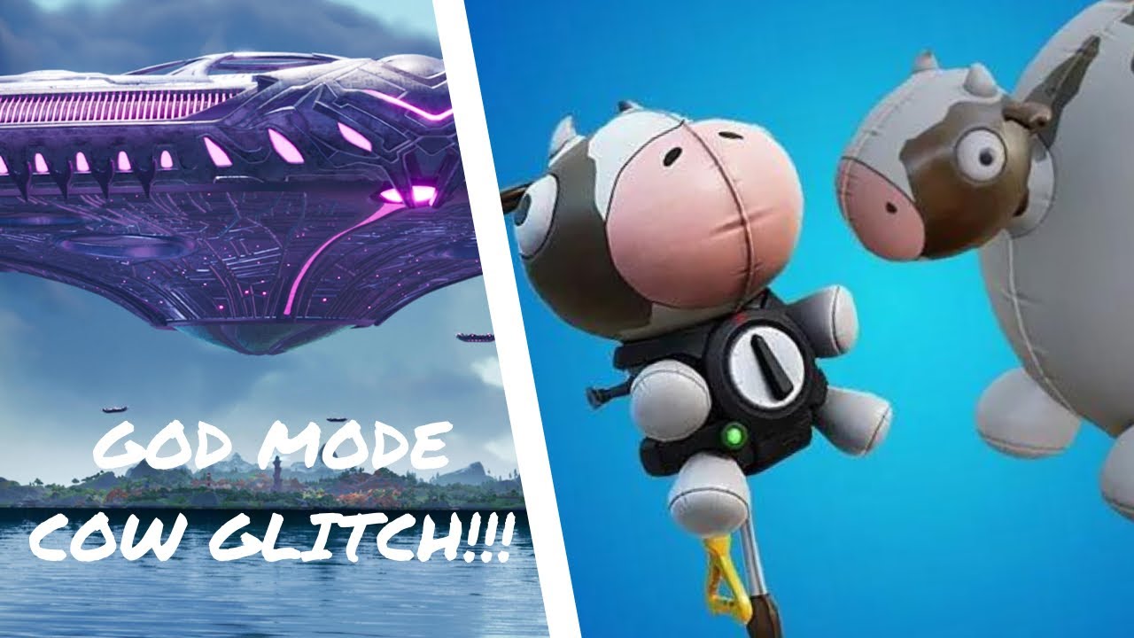 The Invincible Cow Glitch… I Broke Fortnite! - YouTube