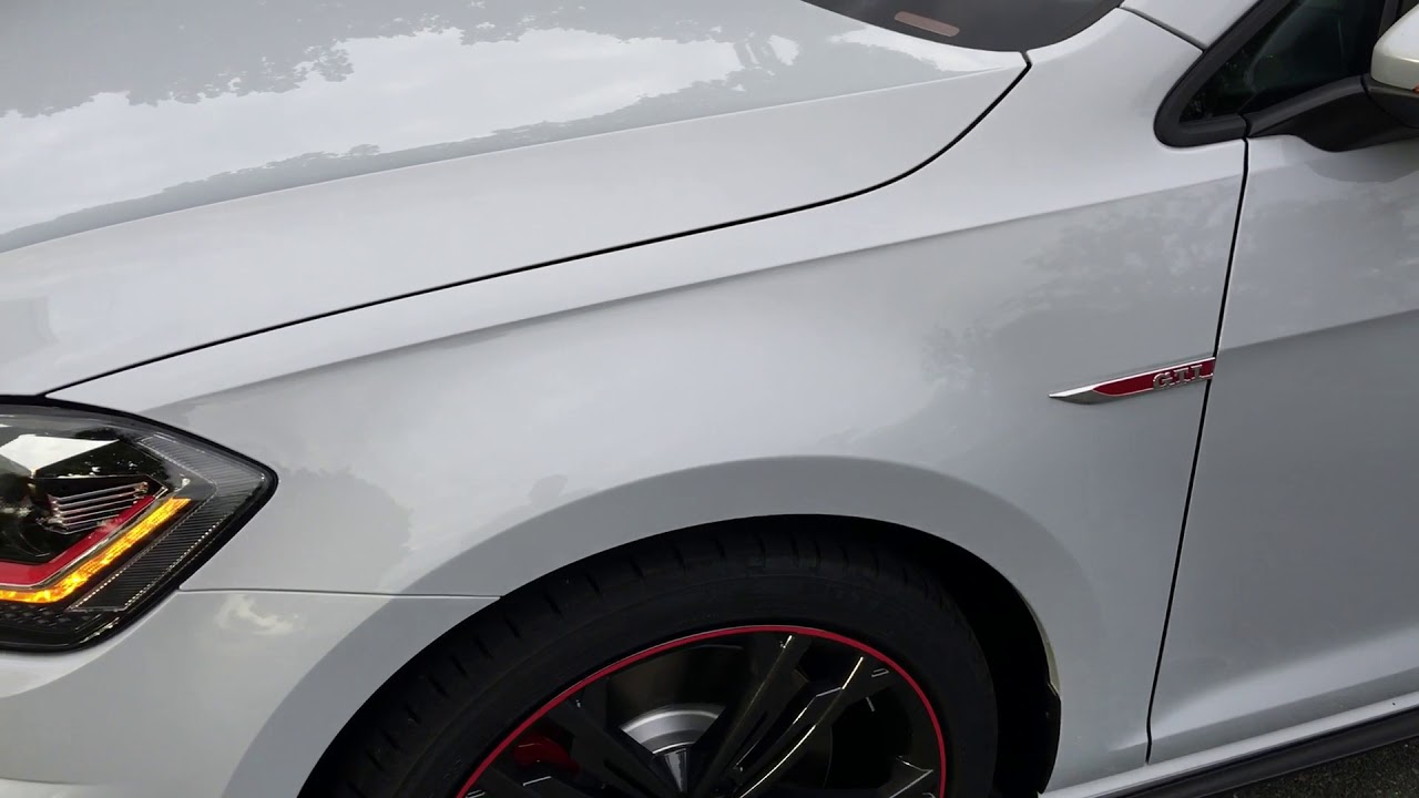 Golf 7 GTI Performance Facelift/Update White Silver Metallic Rundgang ...