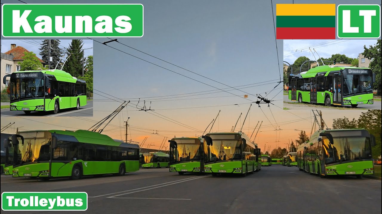 🇱🇹 KAUNAS TROLLEYBUS/ Troleibusai Kaune 2020 - YouTube