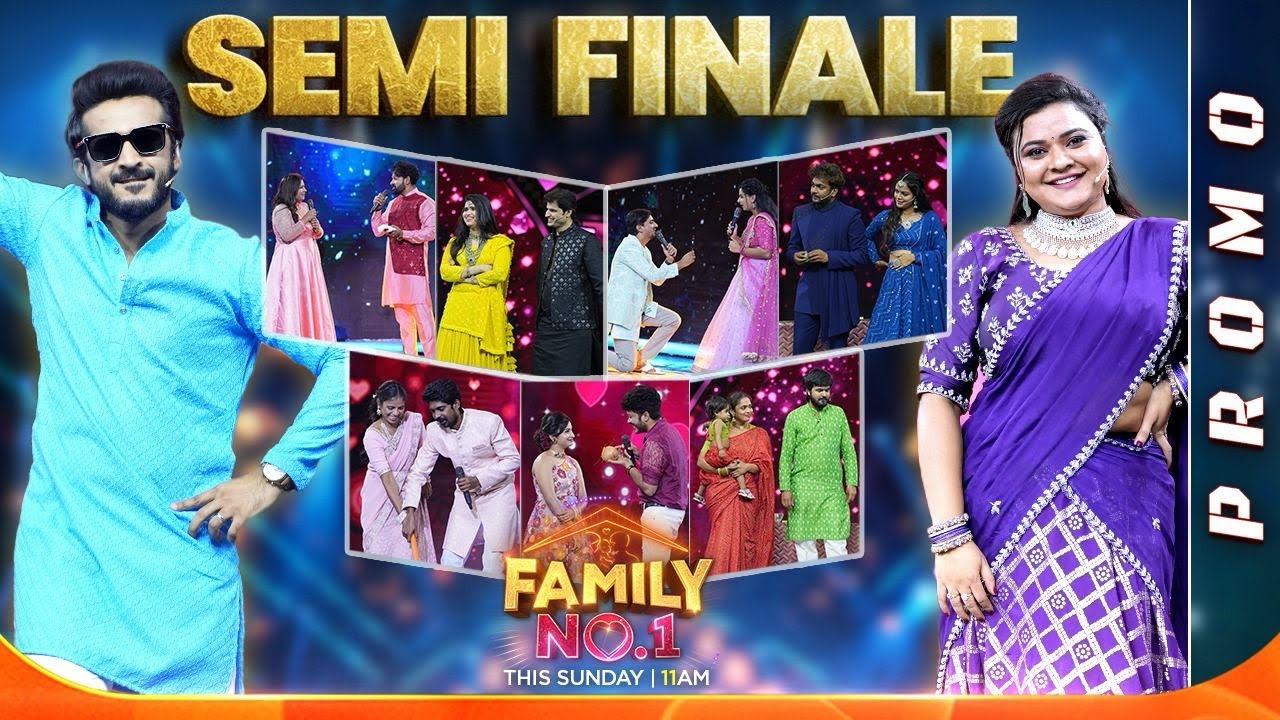 Family No.1 - Semi Finale Promo I Ravi, Rohini | This Sun @ 11 AM | Zee ...