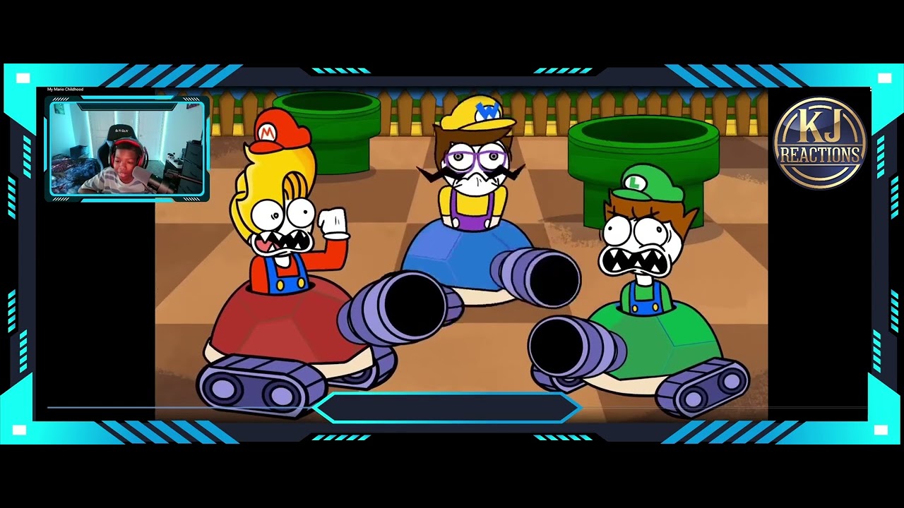 KJ REACTS TO @Haminations MY MARIO CHILDHOOD! - YouTube