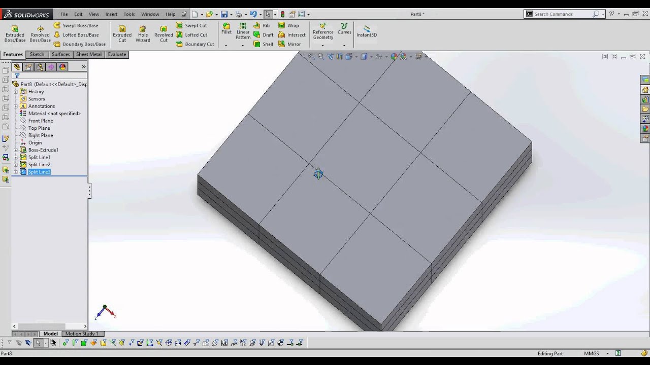How to make a rubics cube in solidworks - CADD SCHOOL - YouTube