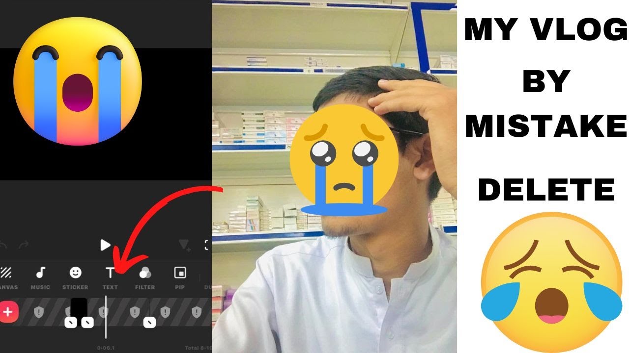 MY VLOG BY MISTAKE DELETE | DAILY VLOG CHALLENGE - YouTube