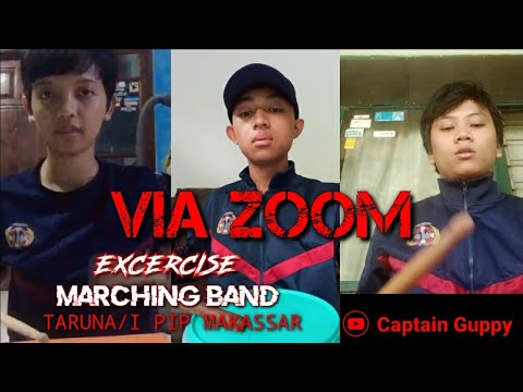 Latihan MARCHING BAND via Zoom oleh Taruna/i PIP Makassar - YouTube