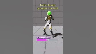 Part2: Tuff AI Learns to Punch - Unity ML Agent Trained for 180 Days in Simulation #ai #gamedev #rl
