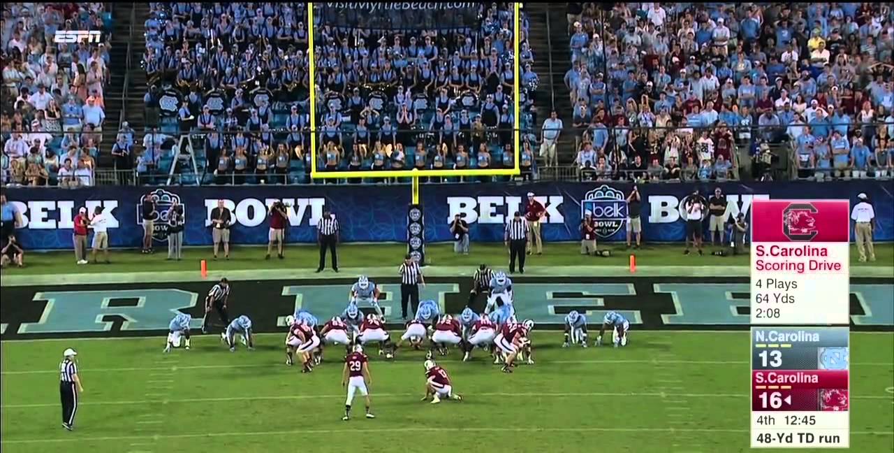 2015 North Carolina vs South Carolina 2nd Half (720p) - YouTube