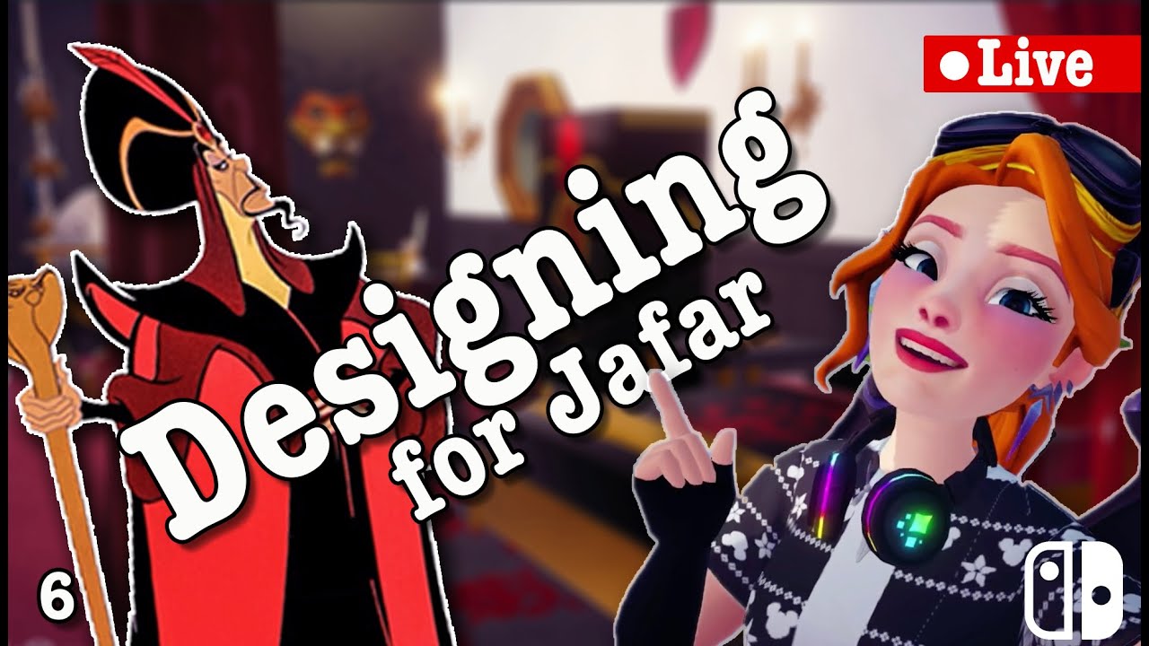 Live Stream: Designing Jafar's Dorm Room in Disney Dreamlight Valley ...
