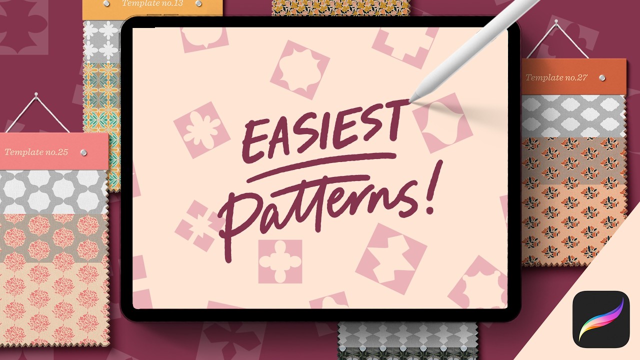 CREATE Stunning iPad Patterns with Template Brushes! (+ free brush ...