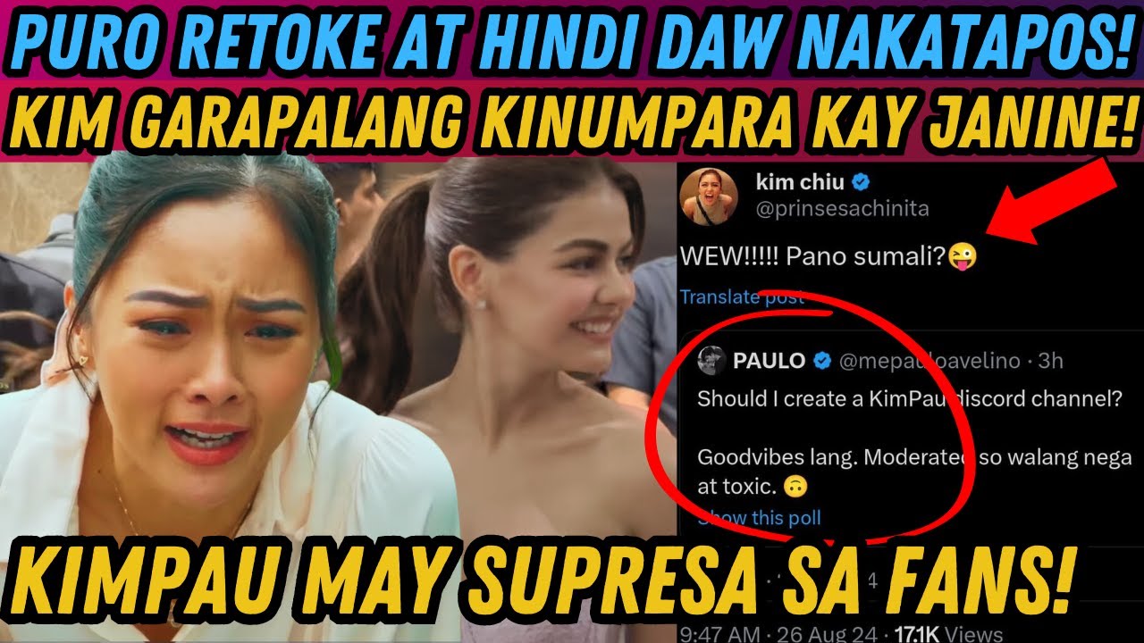 KIM CHIU DIREKTANG INALIPUSTA NG ECHONINE FAN NA SI OSCAR RECABAR ...