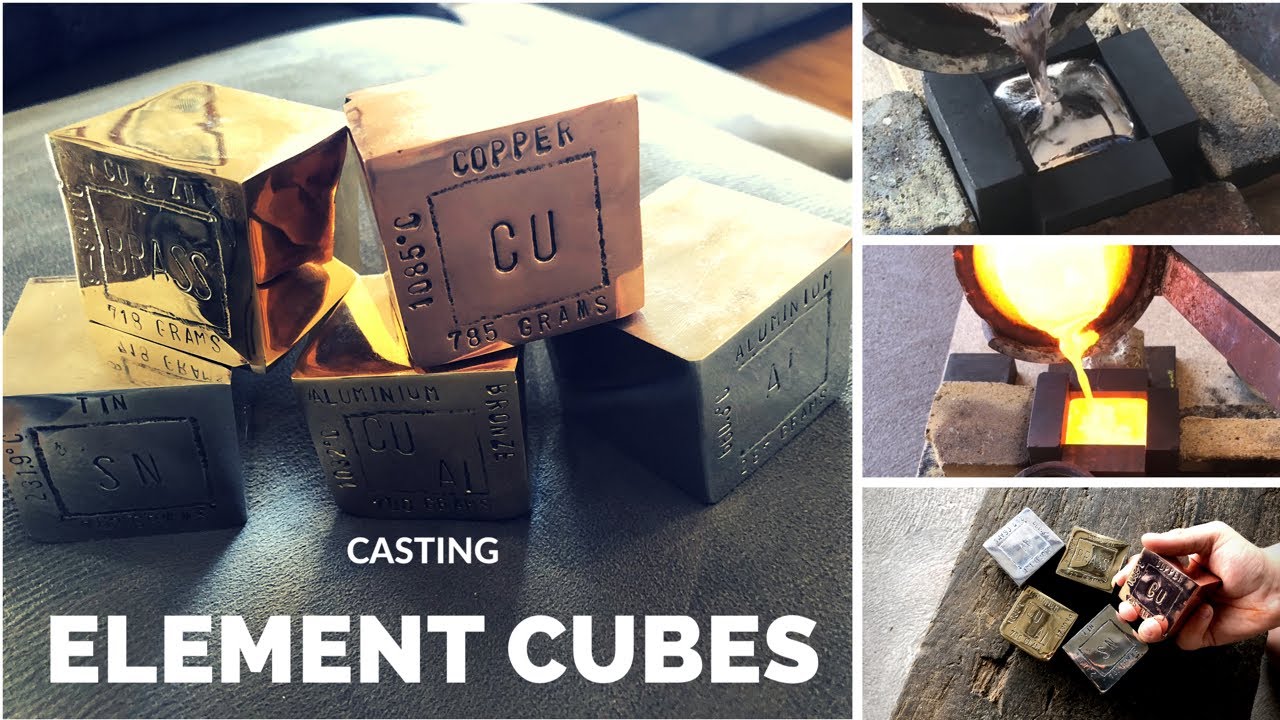 Element Cube Casting - Trash To Treasure - Tin - Copper - Brass ...