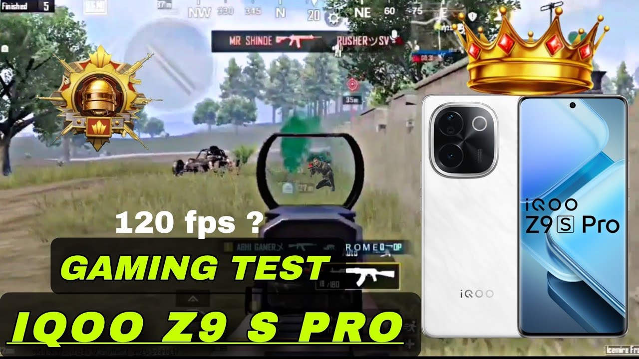 IQOO Z9 S PRO gaming test || HDR + EXTREME test || 120 fps ? - YouTube