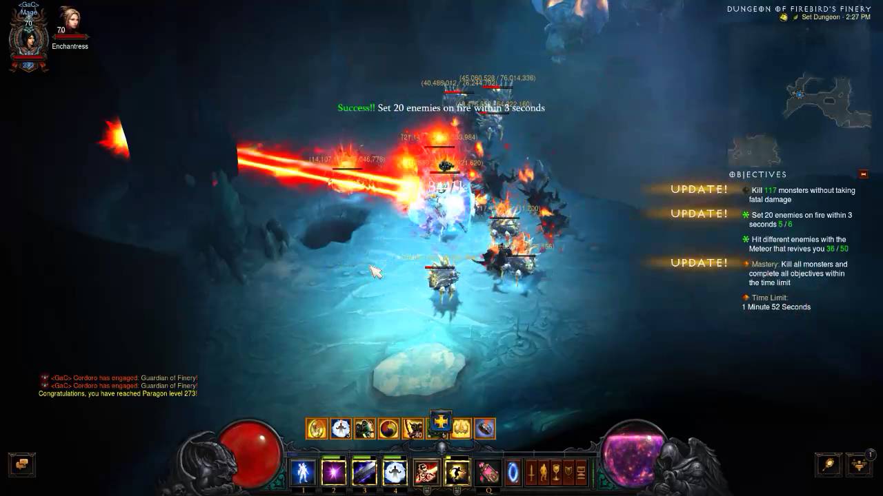 Firebird's Finery Wizard Set Dungeon Mastery Attempt 2 Season 5 - YouTube