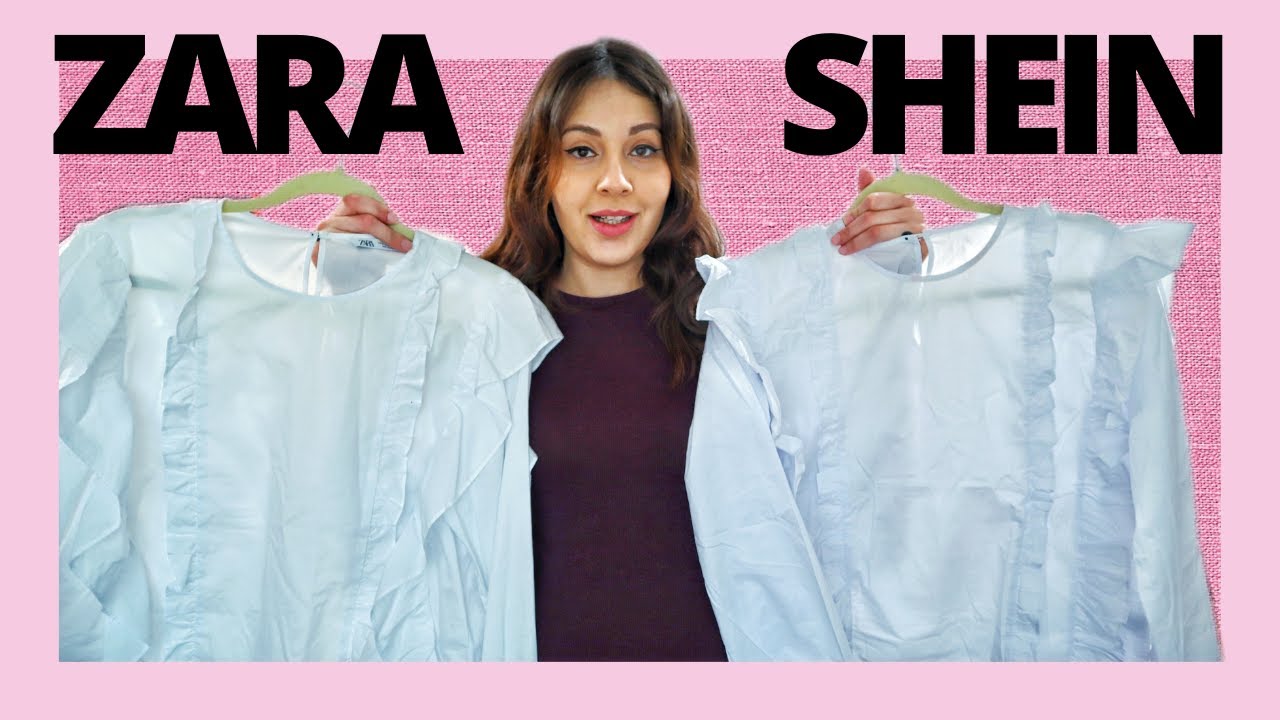 Haul de SHEIN Vs ZARA | Son clones de moda o es la misma ropa? - YouTube