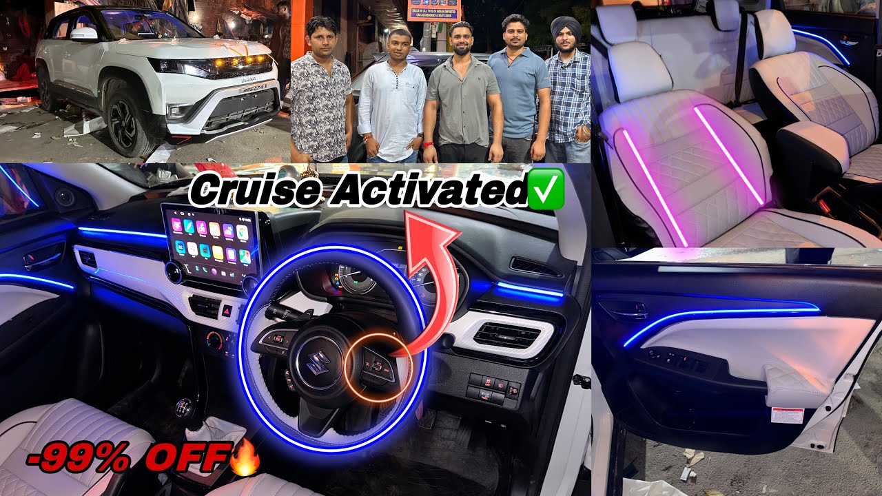 Brezza lxi cruise control 2024 | brezza modified brezza modification ...