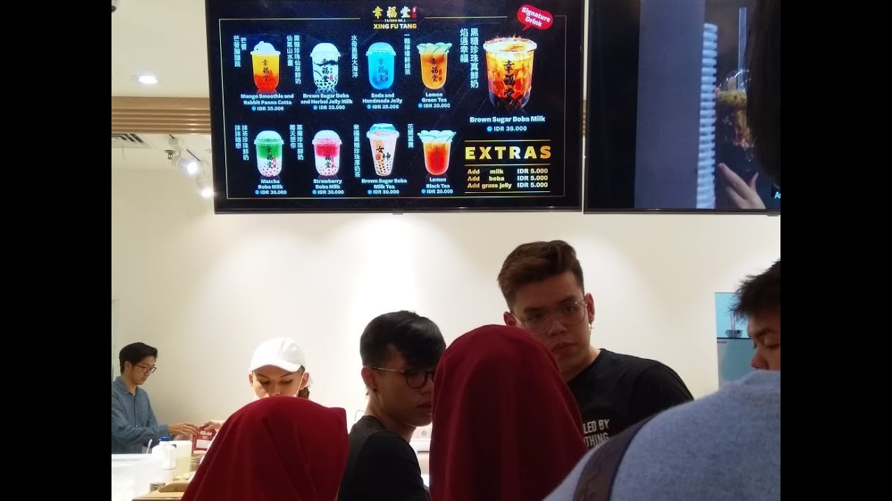 MINUMAN VIRAL !!! XING FU TANG DI PVJ - YouTube