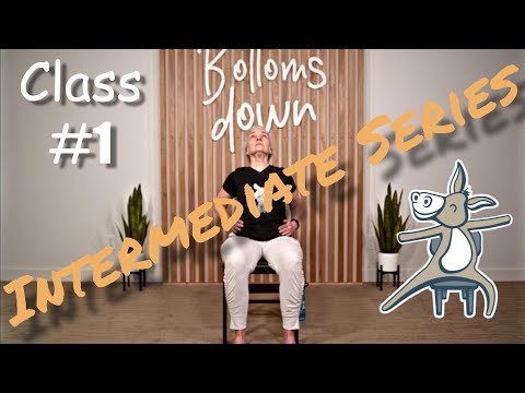 Chair Yoga - Intermediate - 26 Minutes Seated - YouTube