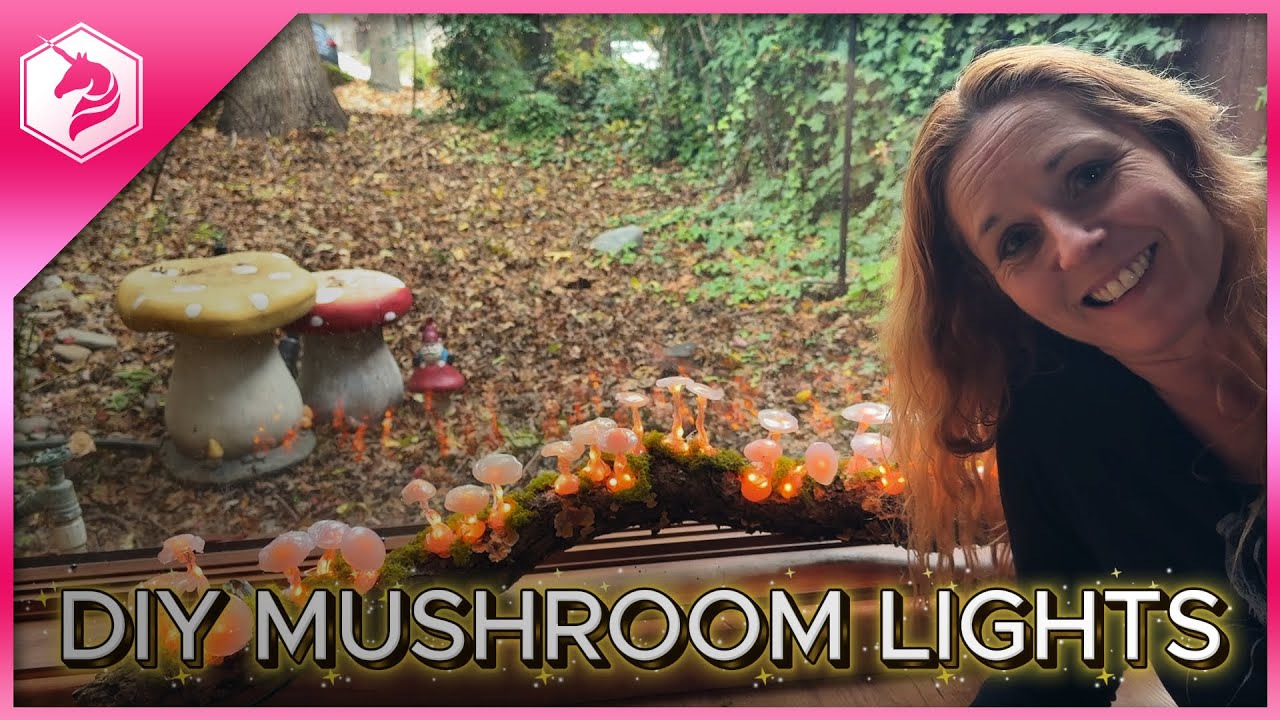 DIY Mushroom Light Strand with Programmable LEDs and Sparkle Motion ...