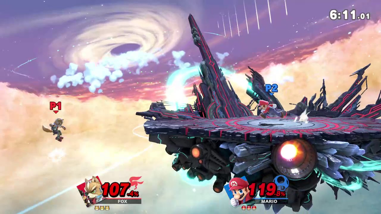 Intense Mario VS. Fox Moment - YouTube