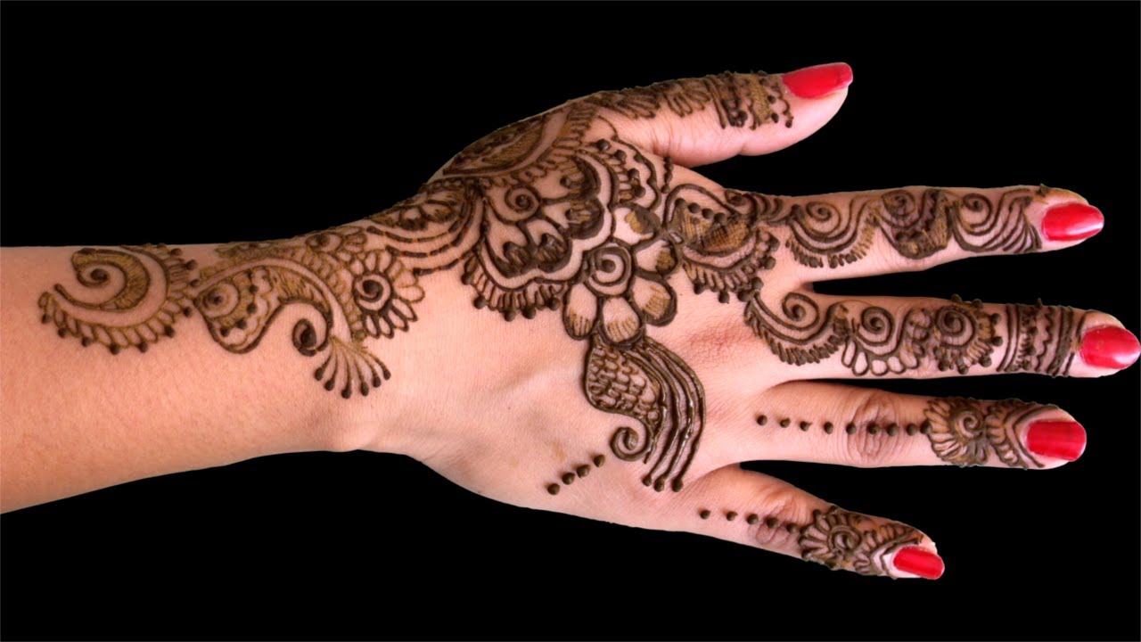 Simple Mehndi Tutorial For Beginners - YouTube