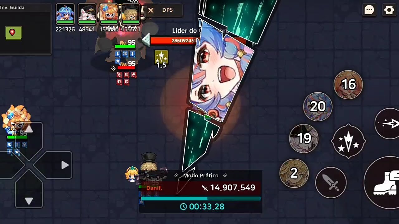 Guardian Tales - Basic Ranged vs Viper Clan Leader Lv95 (Guild Raid) - YouTube