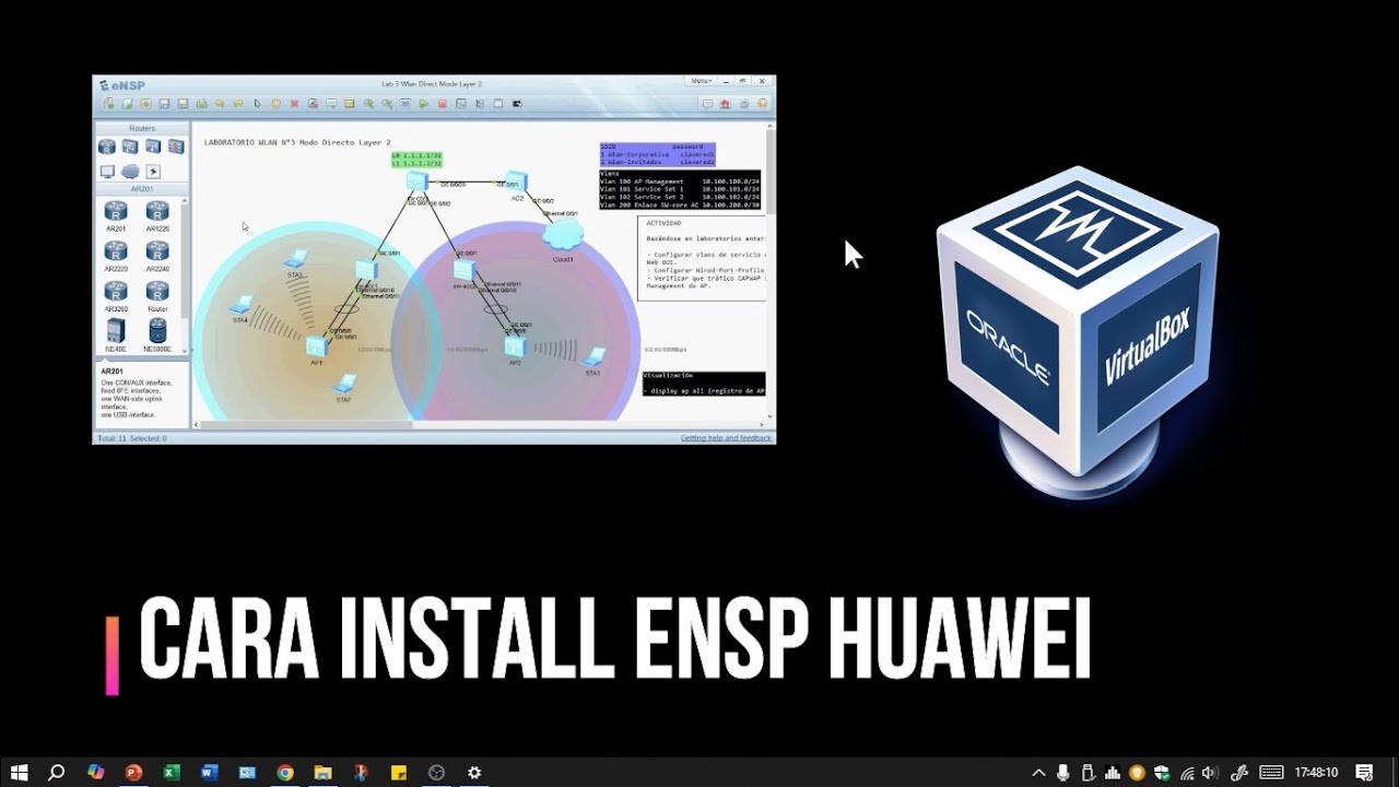 Cara Install Ensp Huawei di Windows - YouTube