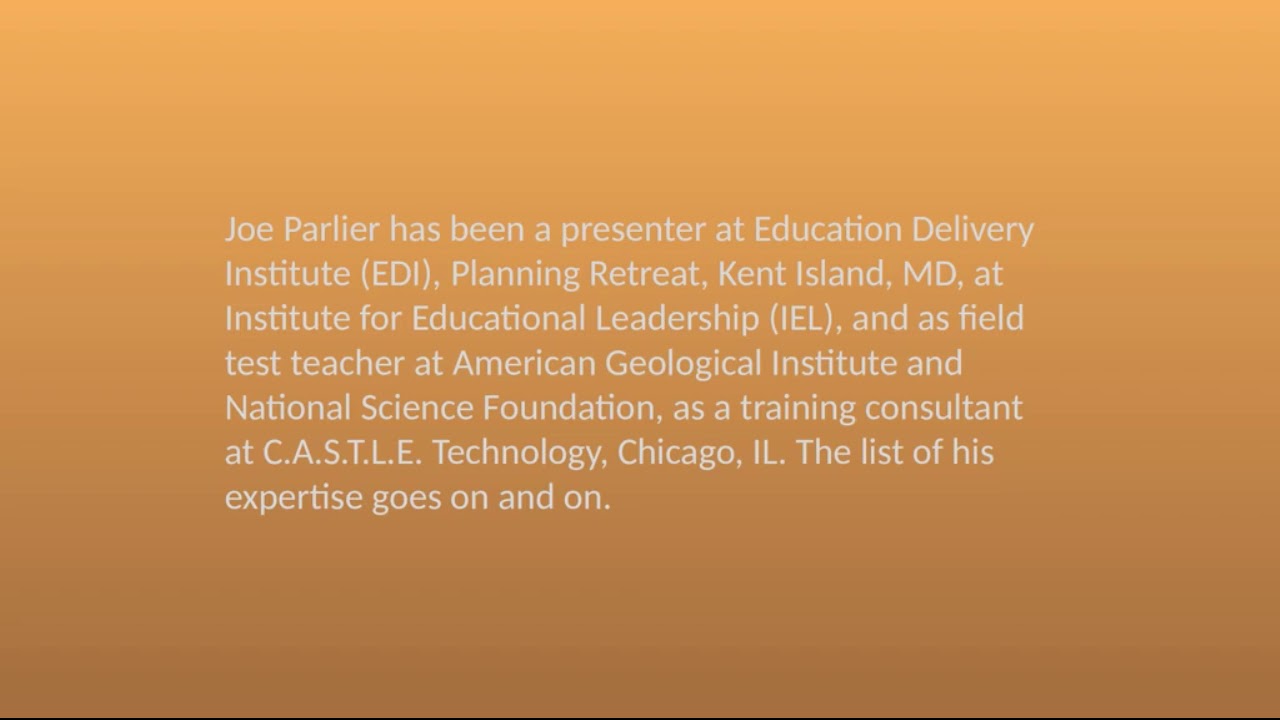 Joe Parlier - Sales and Marketing Representative, Thinking Maps, Inc ...