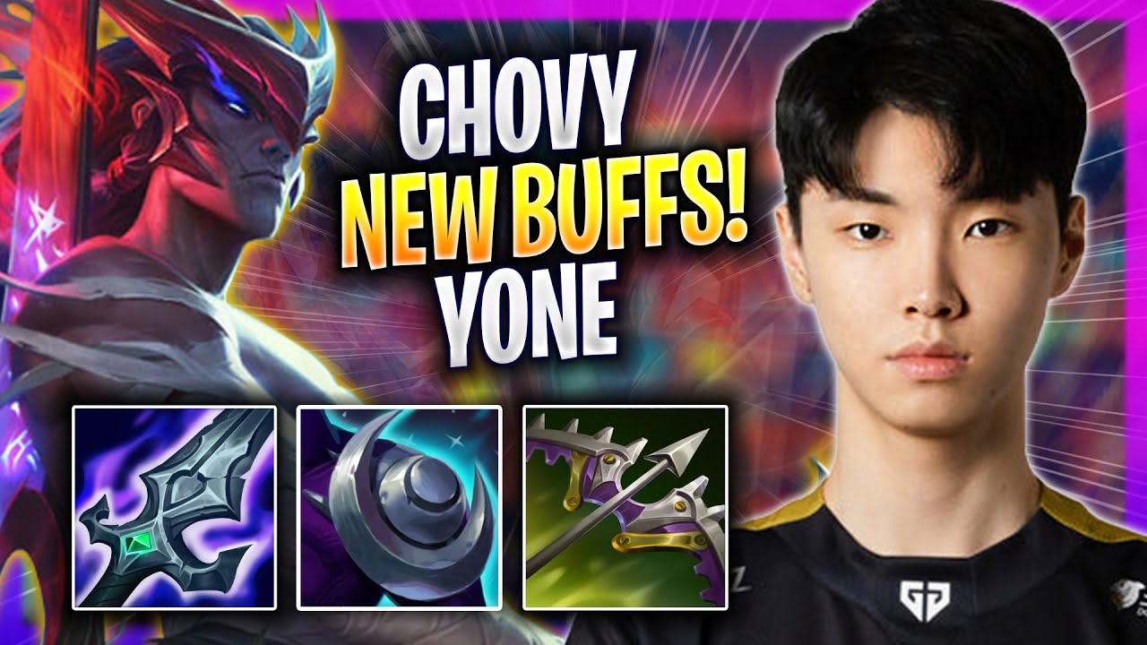CHOVY TRIES YONE WITH NEW BUFFS! - GEN Chovy Plays Yone MID vs Vladimir ...