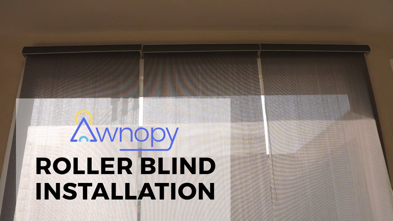 Awnopy Magic: Roller Blind Installation Made Simple - YouTube