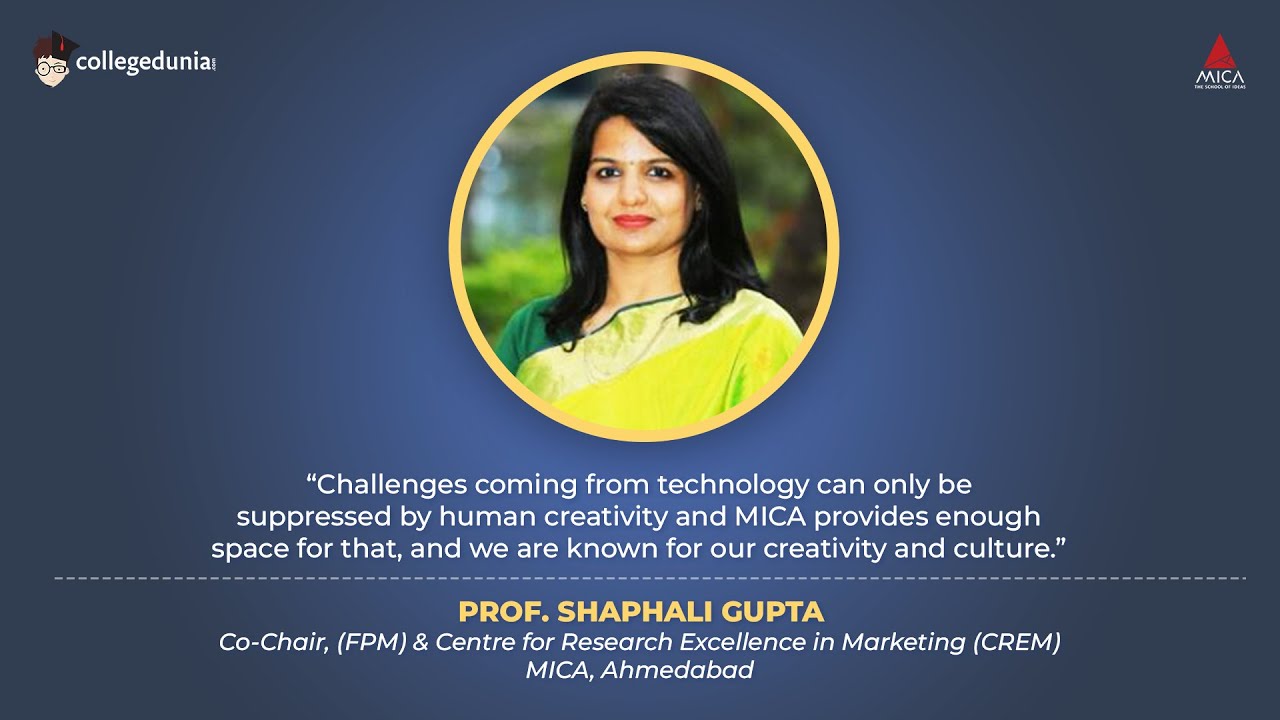 Prof. Shaphali Gupta | Co-Chair, (FPM) & (CREM) | MICA, Ahmedabad - YouTube