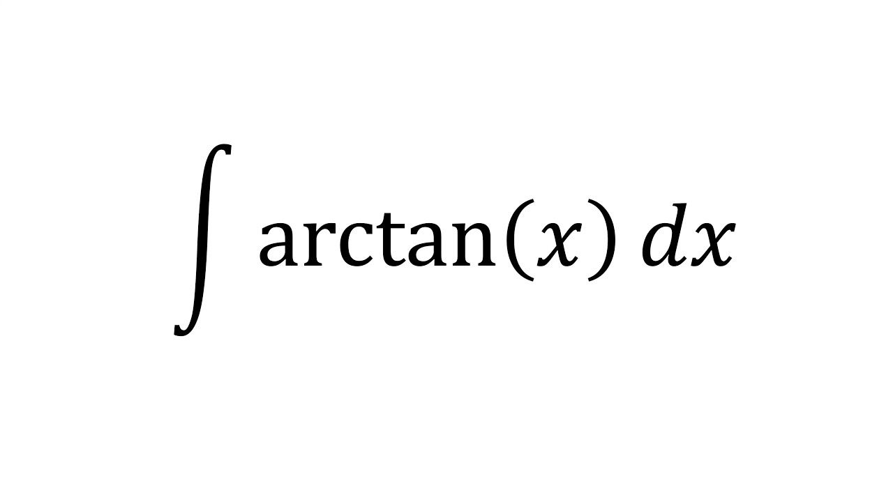 [Primitivação por partes] arctan(x) - Integral nº12 - Exercícios de ...