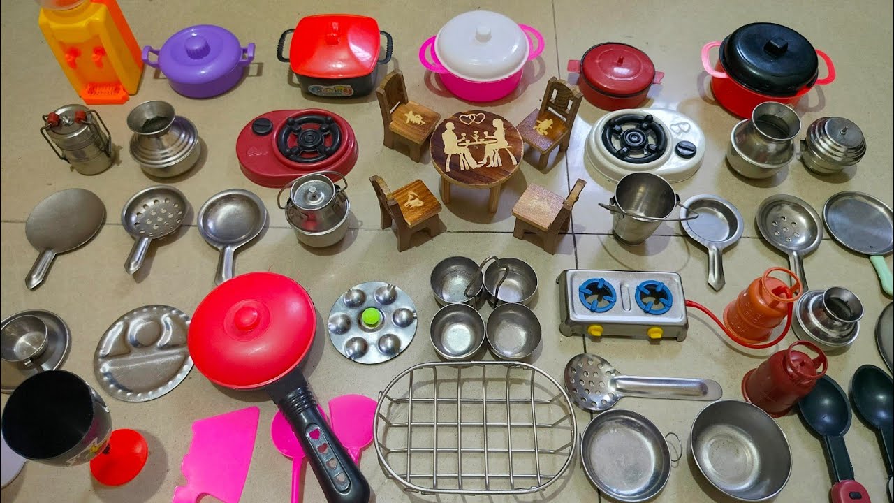 Satisfying Unboxing With Mini Kitchen Set Asmr Video_Cute Miniature ...