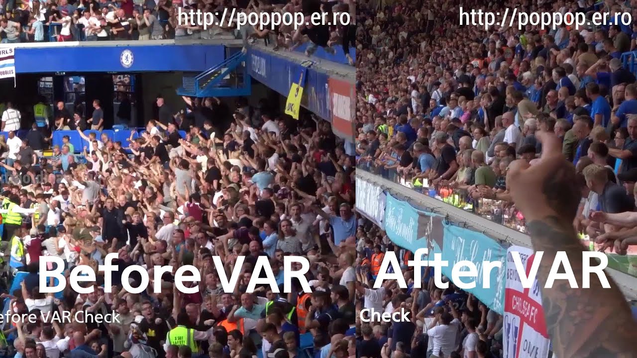 Chelsea,West Ham United fans reaction Before&After VAR check 20220903 ...