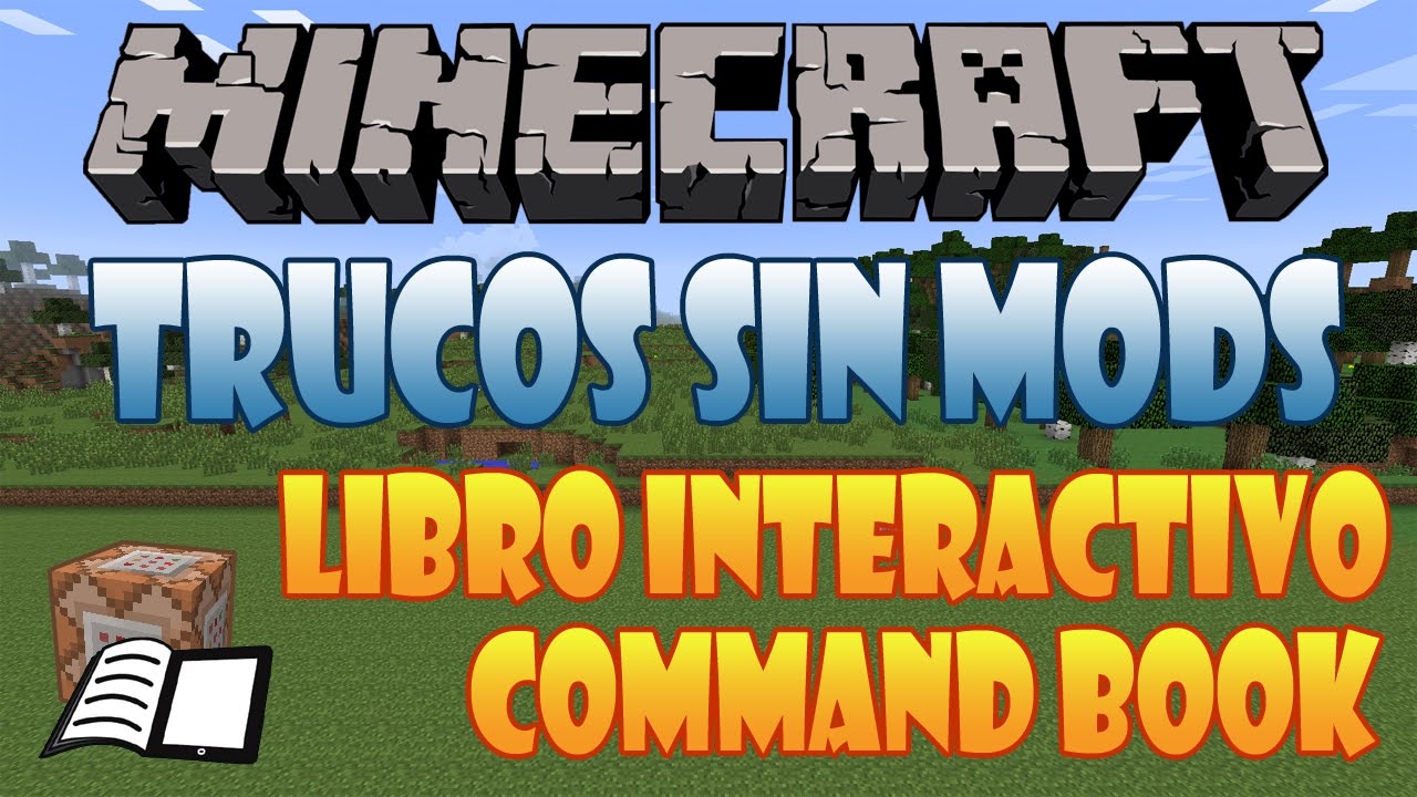 26# Como Generar Un Libro Interactivo o Command Book | Minecraft 1.8 ...